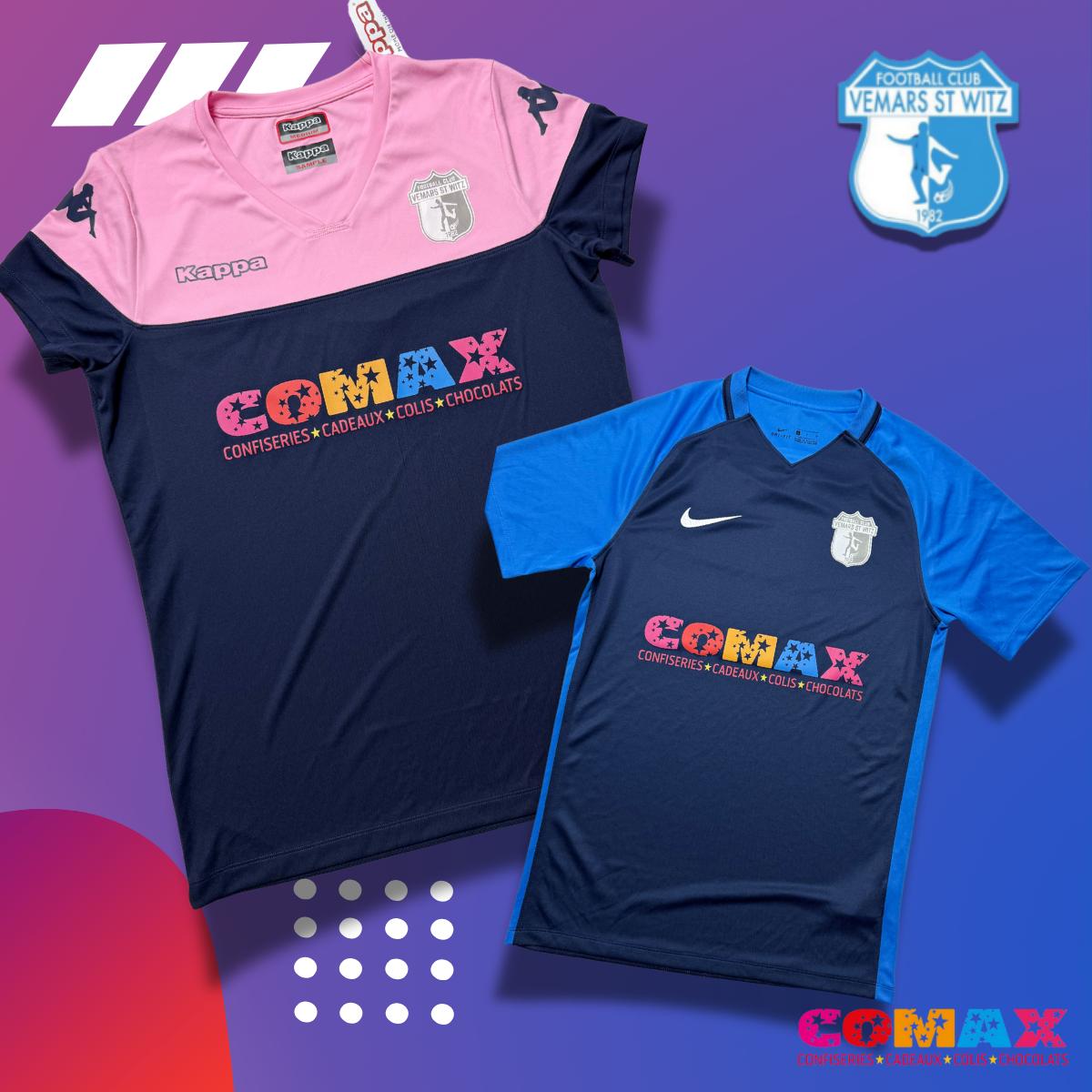 COMAX SPONSORISE LE CLUB DE FOOTBALL VEMARS SAINT-WITZ : UN PARTENARIA